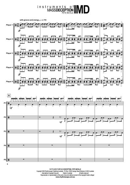 Instruments of Mass Deception – Percussion Ensemble – Rhythmscape ...